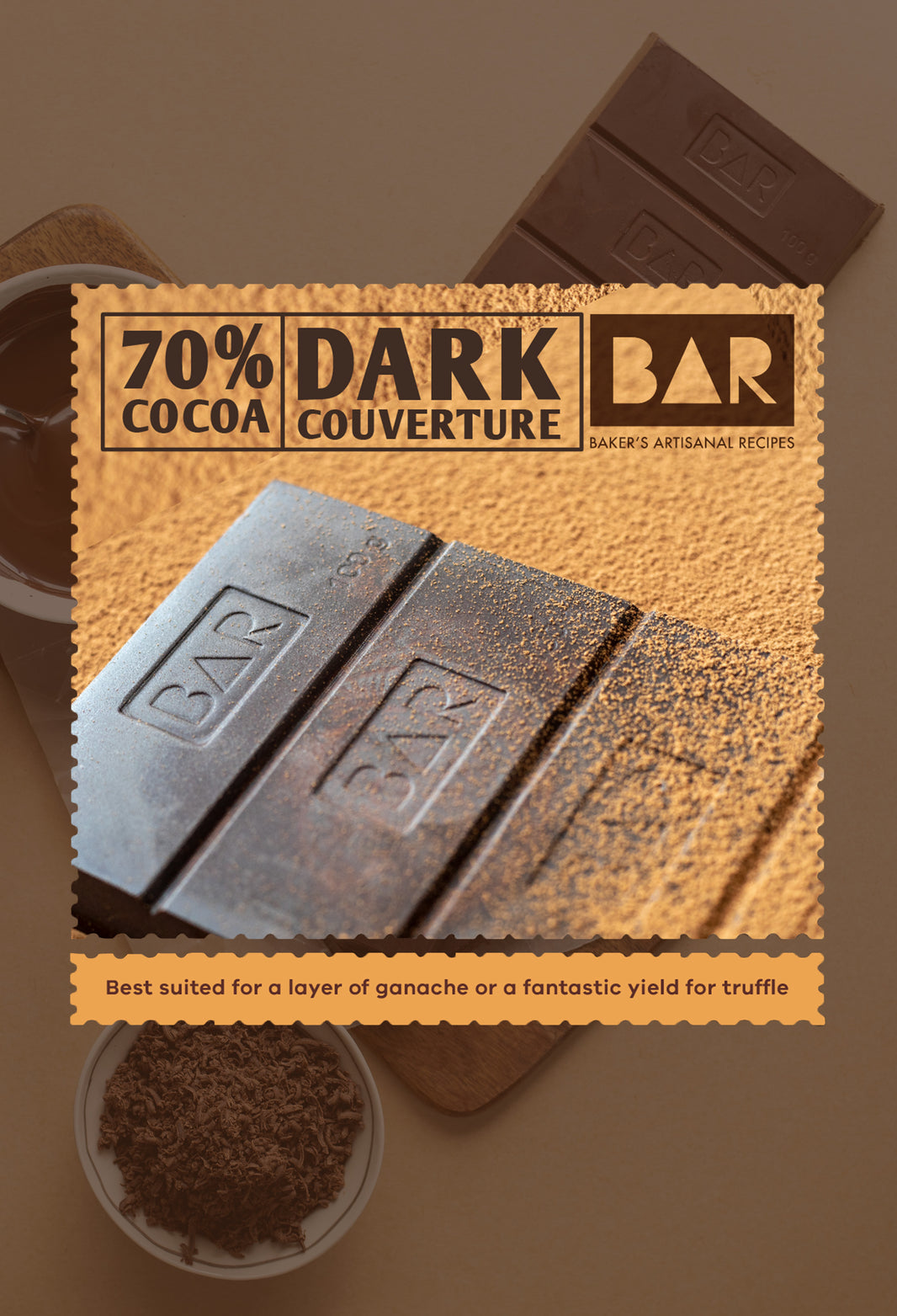 Couverture Chocolate | Baking Chocolates | BarofChoc – BAR (Baker's ...